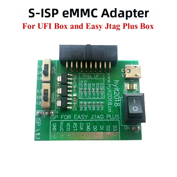 S - ISP EMMC Adapter for Z3X Easy Jtag Plus and UFI Box | Lazada