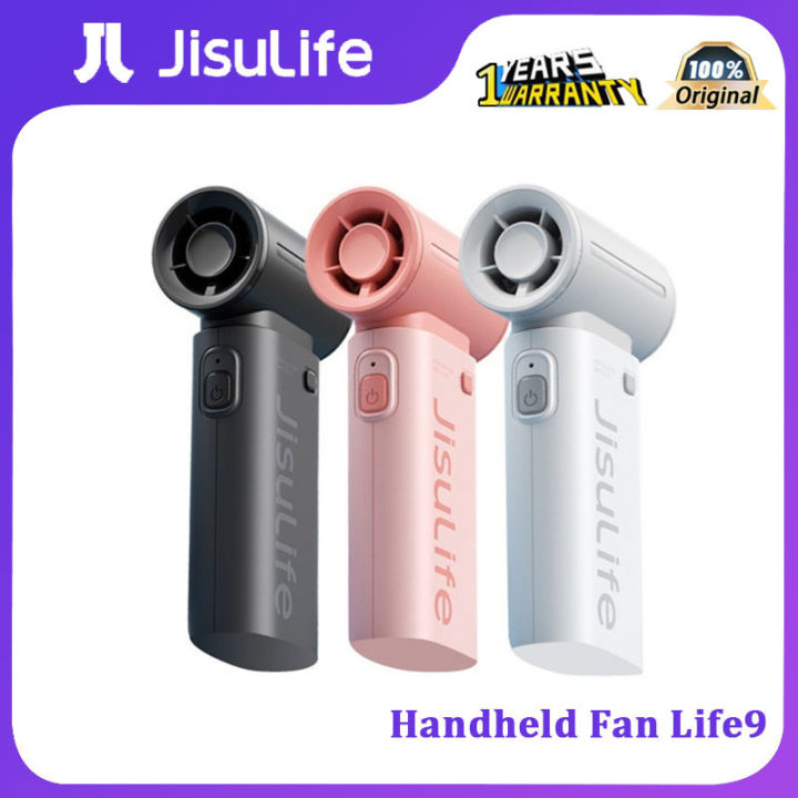 JISULIFE Life9 Handheld Fan Portable Rechargeable 5000mAh Air Duster ...