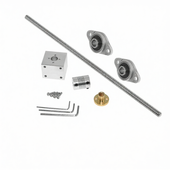 Linear Motion Roller Screw Kit Stainless Steel Bearing Steel Column ...