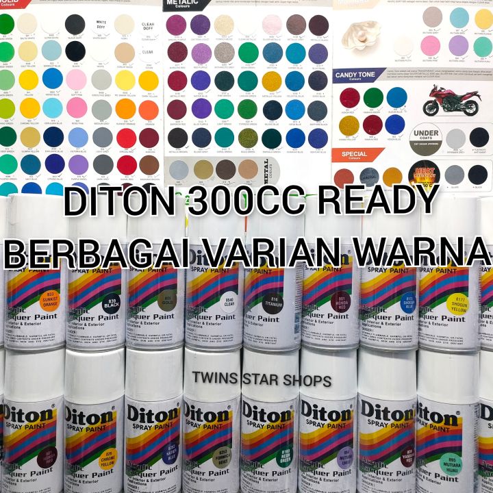 Pilok Pilox Cat Diton Putih Silver Hitam Silver Metalic Hitam Metalic Hitam Doff Clear Pernis ...