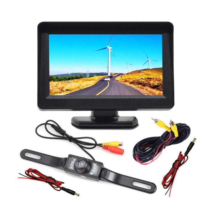 Reverse Camera Dash Monitor Safe Parking Reversing TFT LCD Color ...