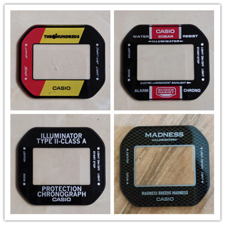 เหมาะสำหรับคาสิโอ DW-5600นาฬิกากระจก DW-5635เลนส์นาฬิกา GM-5600กระจก ...