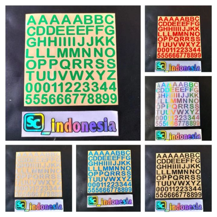 STIKER CUTTING HURUF ABJAD.ABCD | Lazada Indonesia
