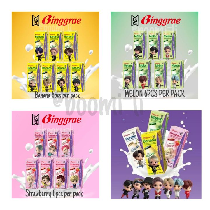 ‼️SHIPS IMMEDIATELY ‼️BTS BINGGRAE 6PCS PER PACK | Lazada PH