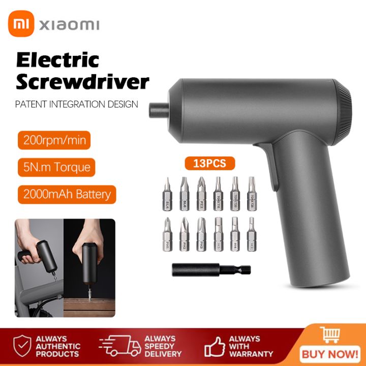 XIAOMI Mijia Cordless Screwdriver 3.6V 2000mAh Li-ion 5N.m Electric ...