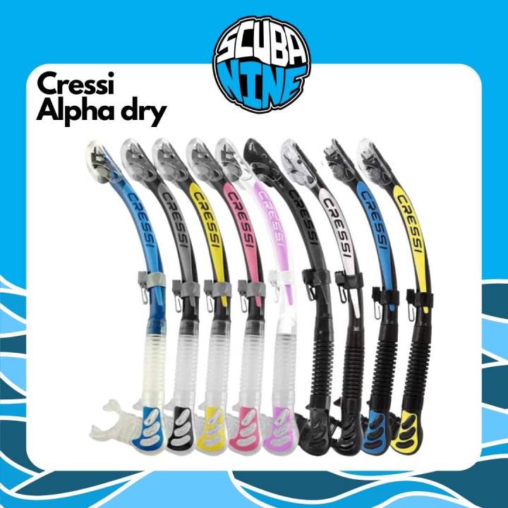 cressi snorkel รุ่น alpha ultra dry | Lazada.co.th
