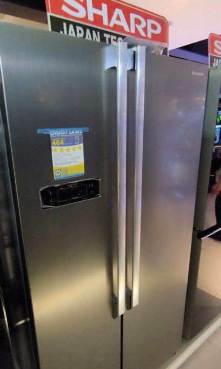 Sharp Side by Side Inverter Refrigerator 19.8cuft BLS-20AVP-SL BRAND NEW AND SEALED UNIT | Lazada PH