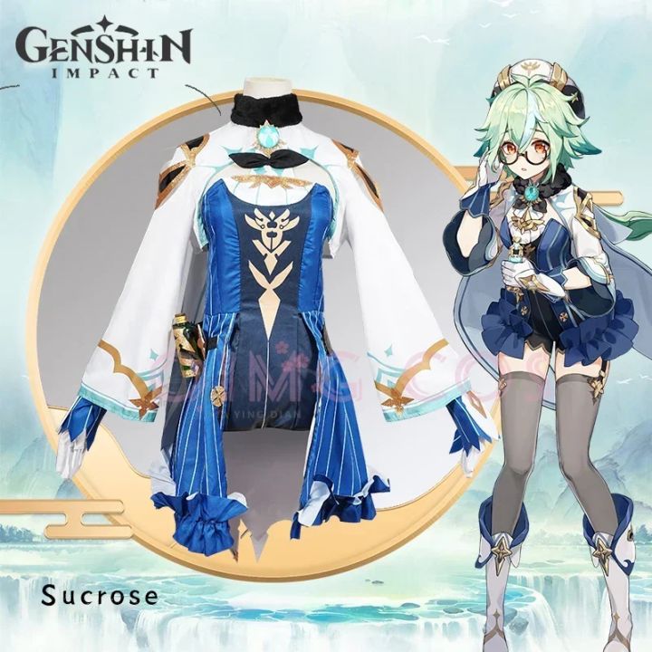 Genshin Impact Sucrose Nữ Trang Phục Hóa Trang Người Lớn Carnival Đồng ...