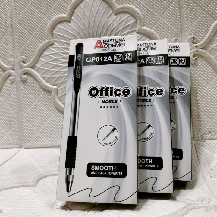 pulpen office pen Gel 1pack isi 12 | Lazada Indonesia
