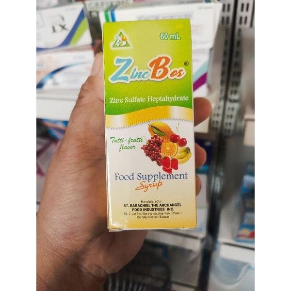 ZINCBOS Food Supplement Syrup 60ml | Lazada PH