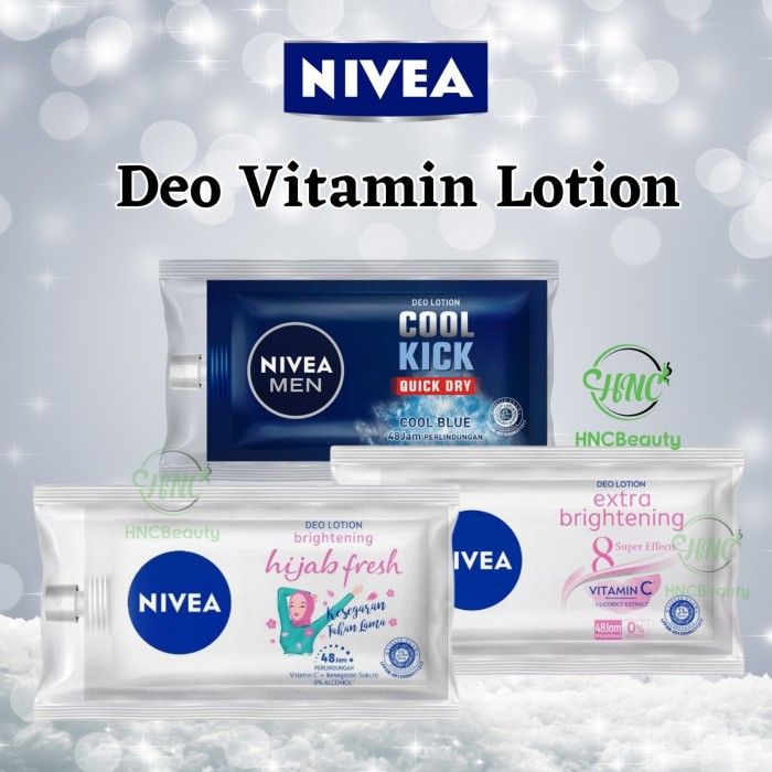 Nivea Deo Sachet Extra Brightening/Cool Kick 3ml | Lazada PH