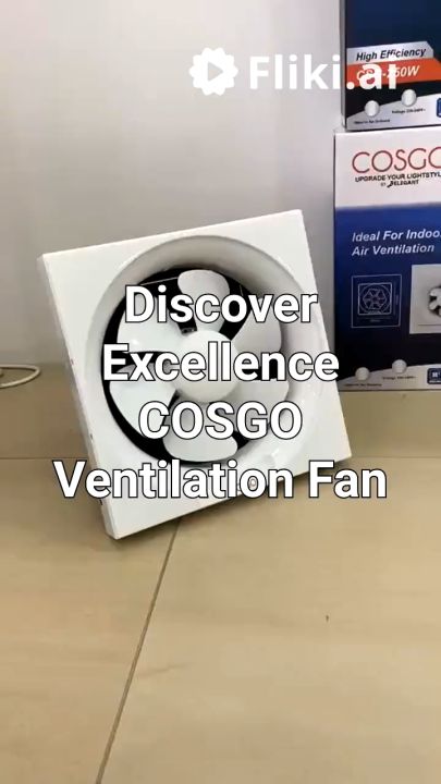 COSGO Wall Exhaust Ventilation Fan Ekzos Kipas 8'' 10' 12'' Sirim ...
