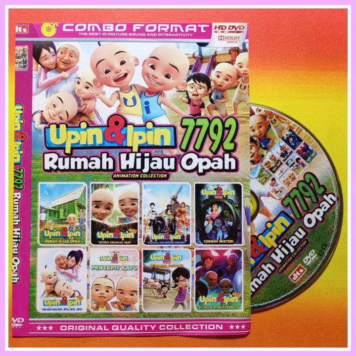 KASET FILM KARTUN ANAK KOLEKSI UPIN & IPIN VOL. 7792 RUMAH HIJAU OPAH ...