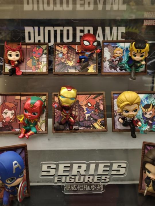 PopMart Pop Mart Marvel Photo Frame Series Hand-Made Blind Box Iron Man ...