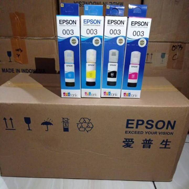 TINTA EPSON 003 1 DUS MIX,CYAN,MAGENTA, YELLOW,BLACK | Lazada Indonesia