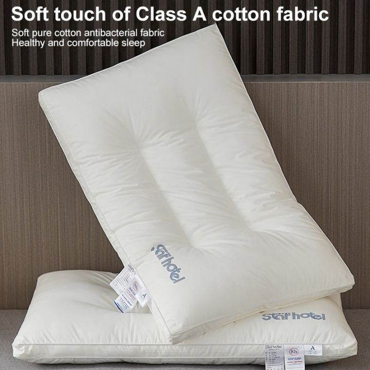 800/900/1000g Cotton antibacterial anti-mite pillow fluffy soft ...