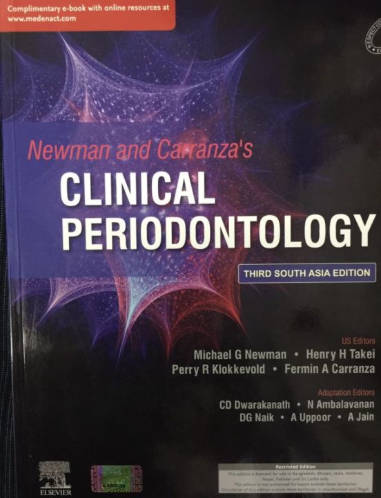 Newman and Carranza’s Clinical Periodontology, latest 13th edition | Lazada