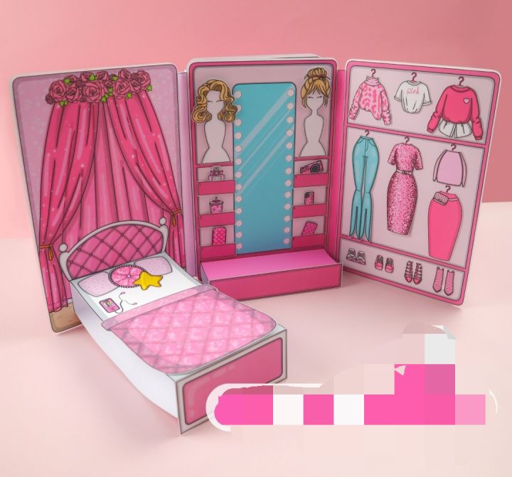 PaperDolls PINK DOLLHOUSE (POSTED PHOTOS ARE THE FINISHED PRODUCTS ...