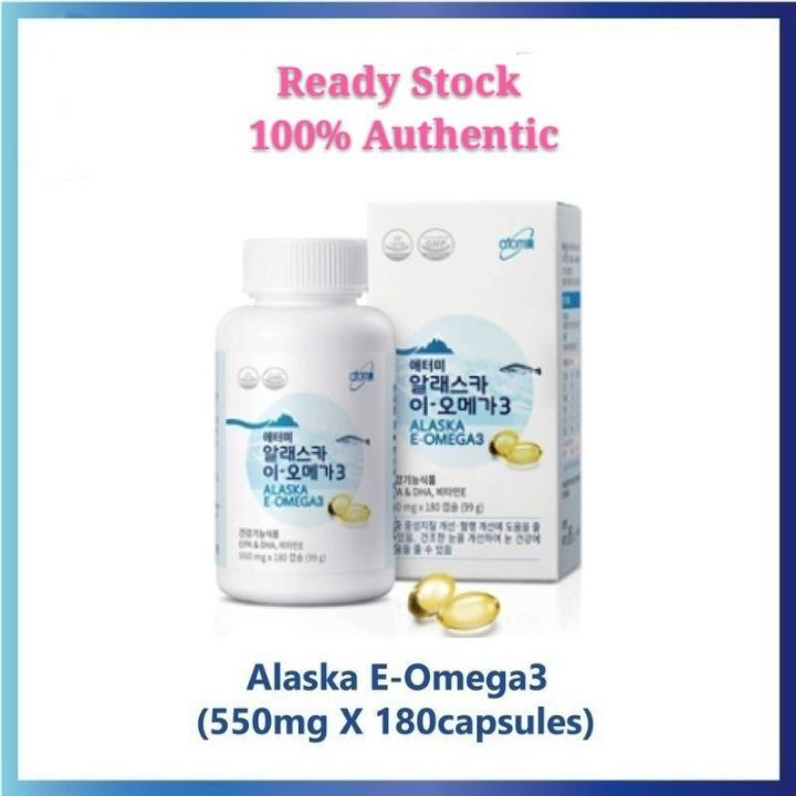 Atomy Alaska Fish Oil 180 capsules Ready stock in Malaysia | Lazada