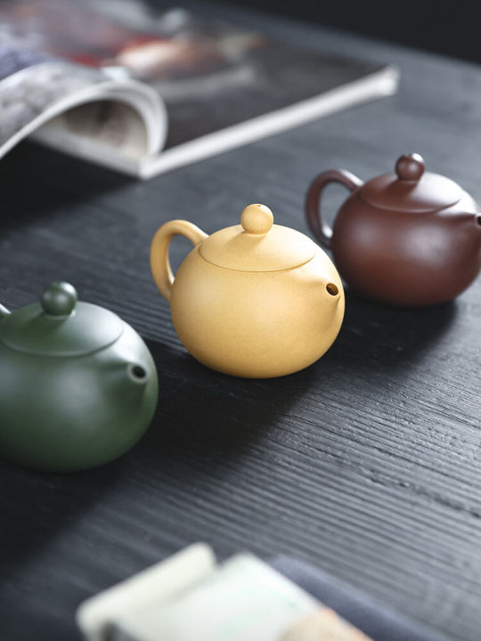 Zisha Teapot Yixing Raw Ore Handmade Mini Small Xi Shi Pot For Home Tea ...