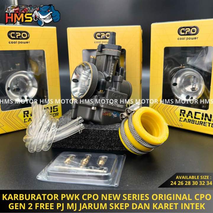 KARBURATOR KARBU PWK CPO NEW SERIES ORIGINAL CPO GEN 2 GEN2 MONSTER UKURAN 24 26 28 30 32 34 ...