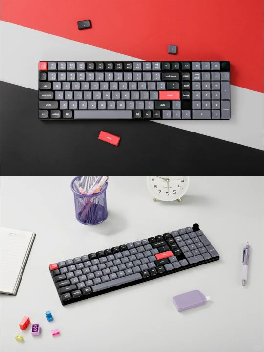 Keychron K17 Pro (96% layout) Low profile Ultra-Slim QMK/VIA Wireless ...