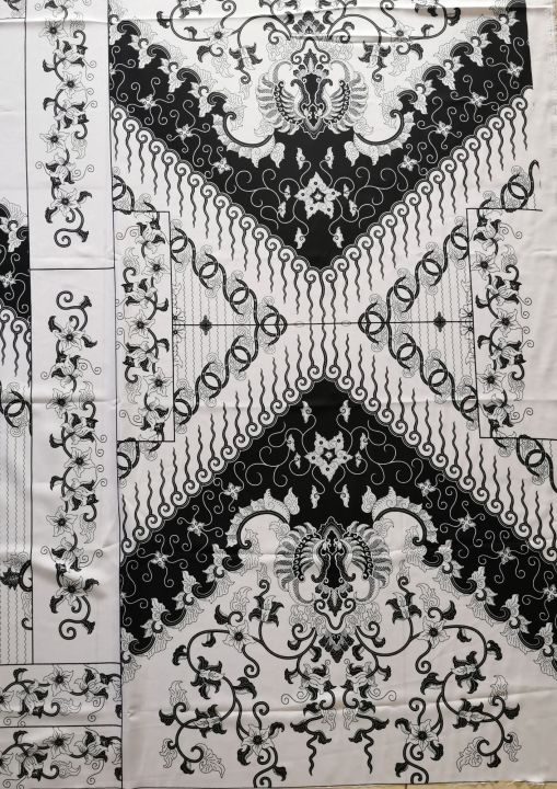 Kain batik PGRI motif kusuma bangsa untuk satu baju sudah ada polanya ...