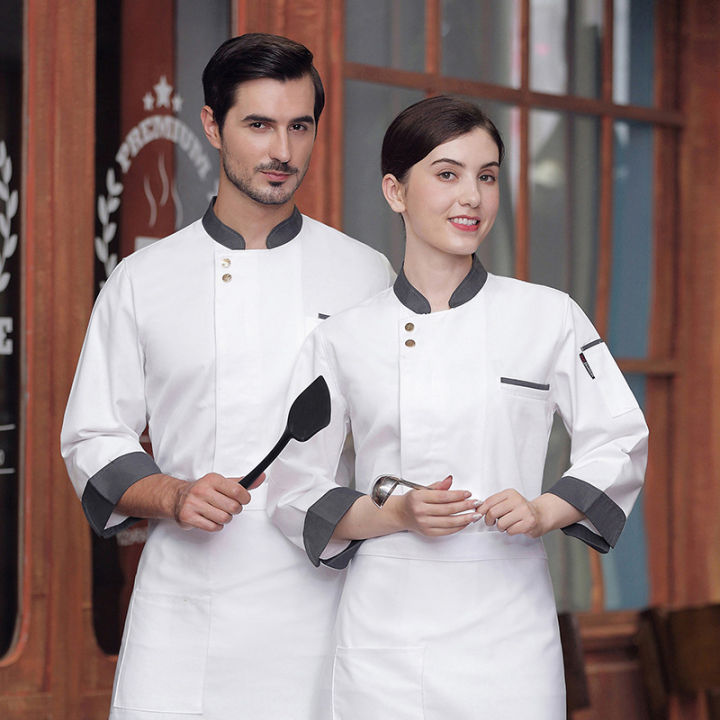 Chef Uniform For Men Chef Cook Uniform Hotel Chef Uniforms Ready Stock ...