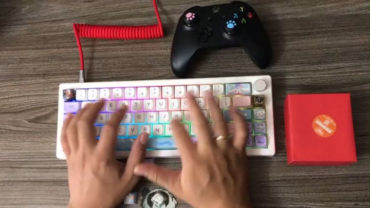 Kit GMK 67 Đã Full MOd (foam tiêu âm, tape mod,cân wire, lube stab ...