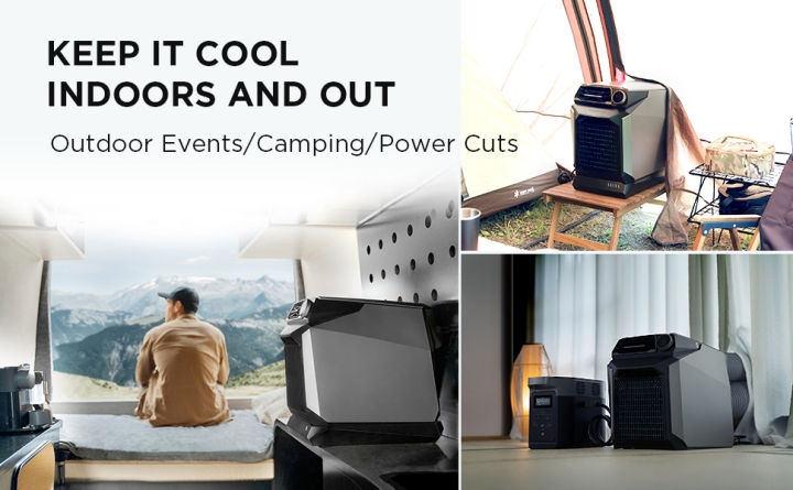 [NEW]EF EcoFlow Wave Portable Air Conditioner 4000BTU's of Fast Cooling ...