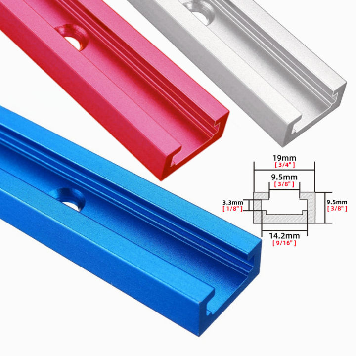 T-Slot รางสไลด์งานไม้ที-สล็อตอลูมิเนียมรางทีแทร็กเครื่องมือติดตั้งที-ส ...
