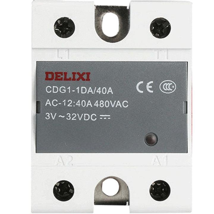 Delixi | Small Single Phase Solid State Relay 40A | Lazada PH