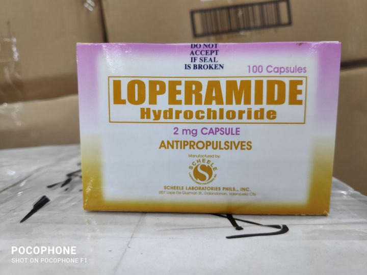 For Diarrhea LOPERAMIDE 100 capsules | Lazada PH