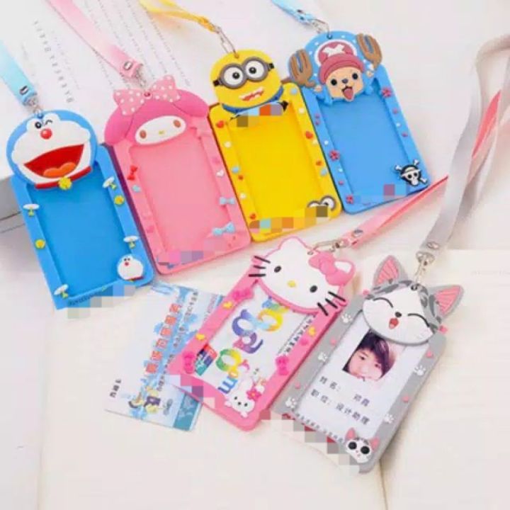 Name Tag Karakter Name Tag Motif ID Card Holder Name Tag Lucu | Lazada ...