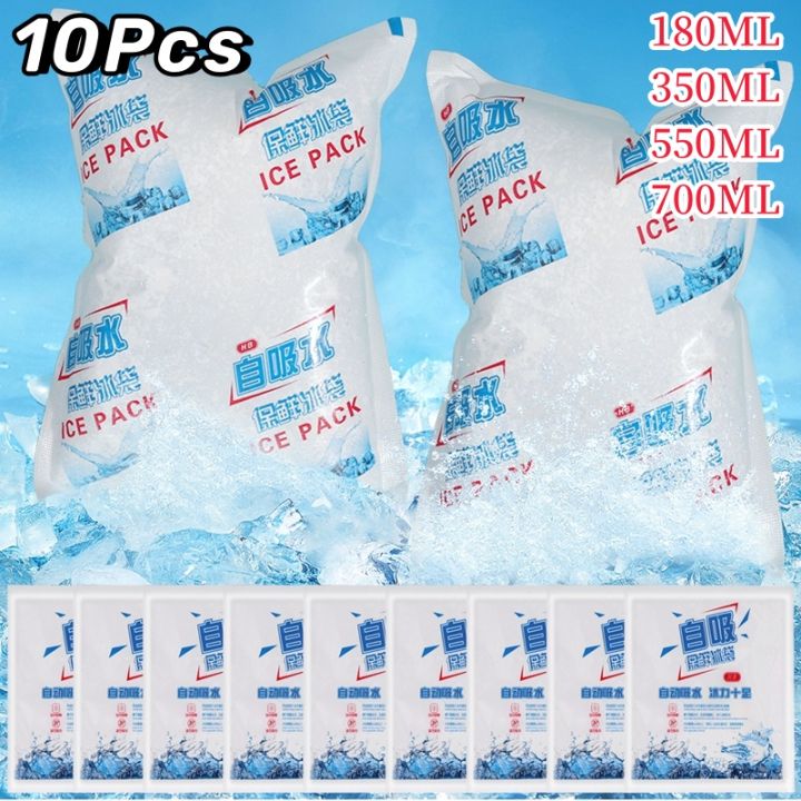 5/10Pcs Reusable Ice Bag Water Injection Icing Cooler Bag Pain Cold ...
