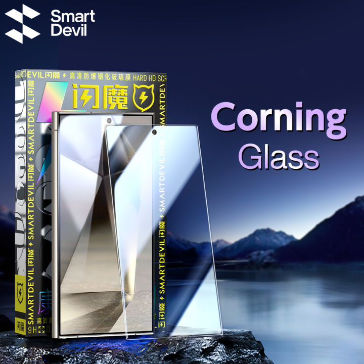 SmartDevil Corning Glass Screen Protector for Samsung S24 Ultra S24 ...