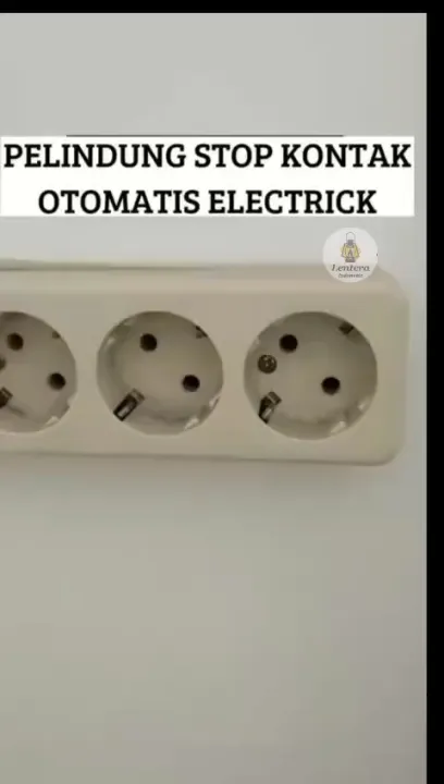 Pengaman Stop Kontak Otomatis Cover Penutup Colokan Listrik Alat ...
