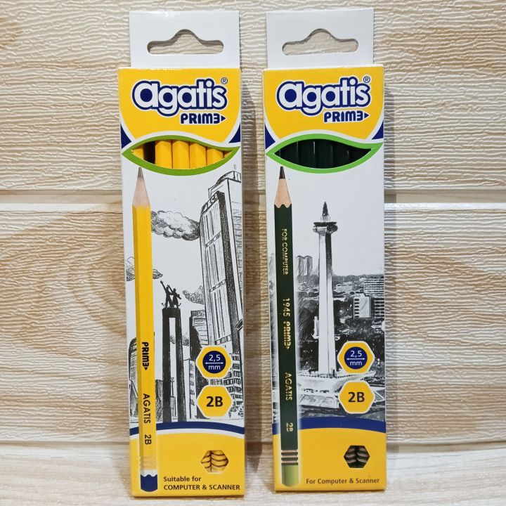 Pensil 2B Prime AGATIS 1PAK ISI 12 PCS | Lazada Indonesia