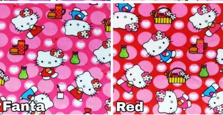 kain motif yelvo hello kitty menari 50cm | Lazada Indonesia
