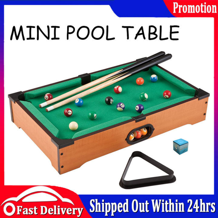 Billiard Table Set For Kids Set Gift Wood Mini Pool Billiards Table Set ...