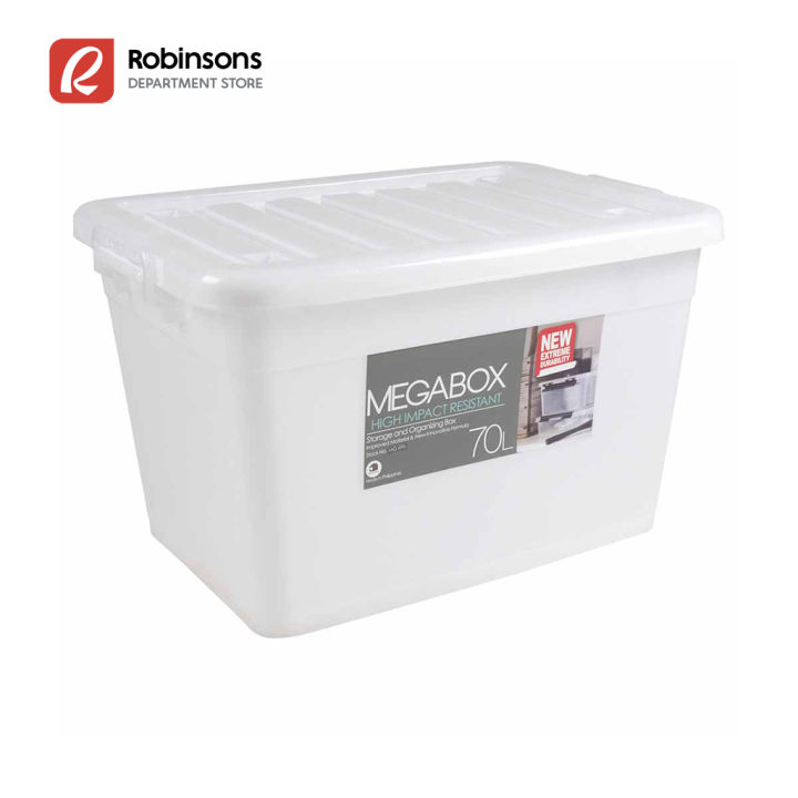 Megabox 70L Storage Box (Clear) | Lazada PH