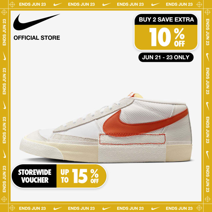 Nike Men's Blazer Low Pro Club Shoes - White | Lazada PH