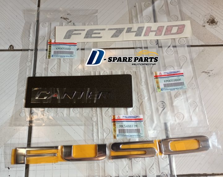 Sticker Emblem Canter Euro 4 FE74HD Terbaru 2022 full original | Lazada ...