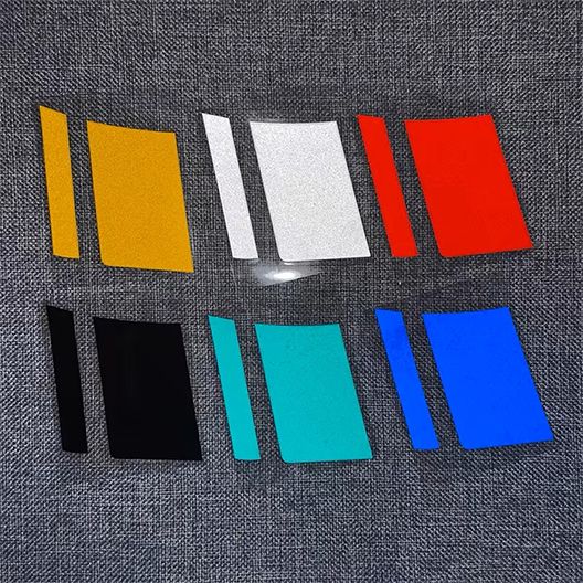 1/4Pcs Car Sticker Reflective Car Wheel Rim Vinyl Warning Stickers Hash ...