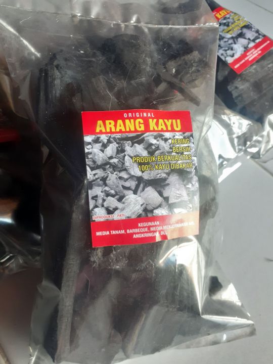 ARANG KAYU BBQ LANGSUNG PRODUKSI KEMASAN 1.5KG 2KG Berat 250gram ...