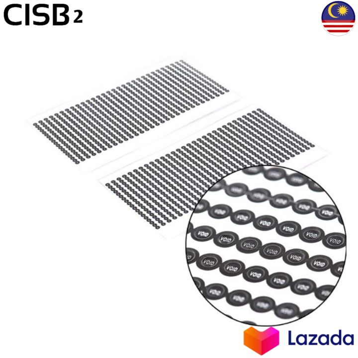 1000pcs x Mini Void Security Sticker Labels Removed Tamper Evidence ...