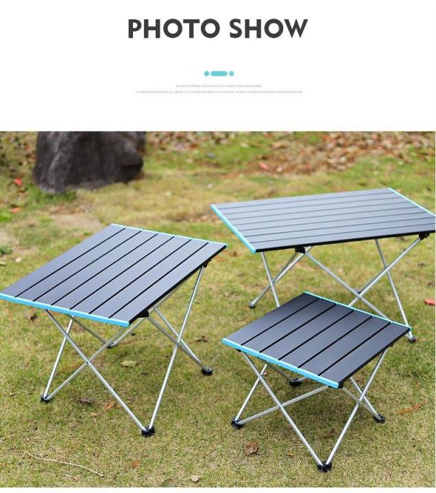 Outdoor Aluminum Alloy Folding Table Camping Portable Multi-Function ...
