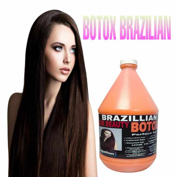 BOTOX BRAZILIAN 1Gallon hair treatment soft and shiny, 80% straight ...