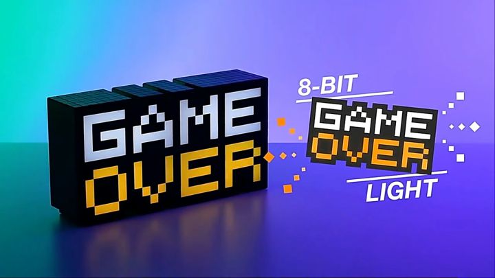 Game Over Light Color Changing Sound Reactive Acrylic Atmosphere Bar ...