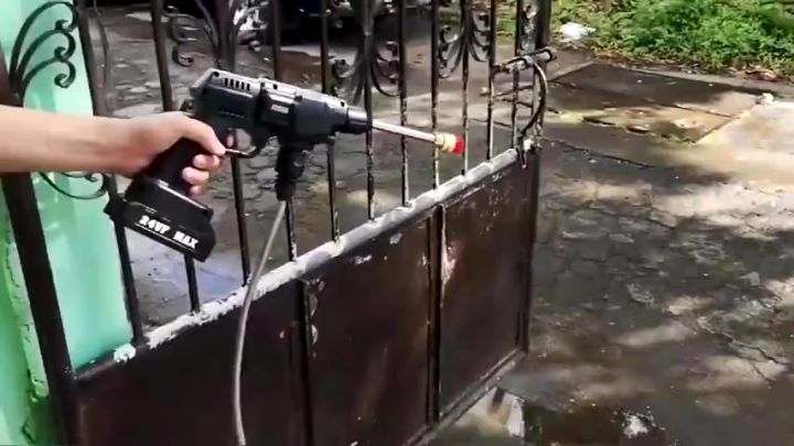 High Pressure Car Washer Portable Cleaning Machine Gun Wireless Hand ...